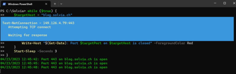 How to Monitor specific TCP-Port on using PowerShell and Test ...