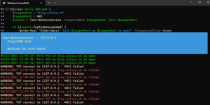 How to Monitor specific TCP-Port on using PowerShell and Test ...